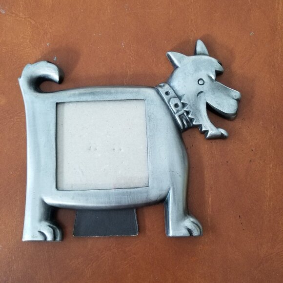 Unbranded | Accents | Pewter Dog Shaped Picture Frame | Poshmark